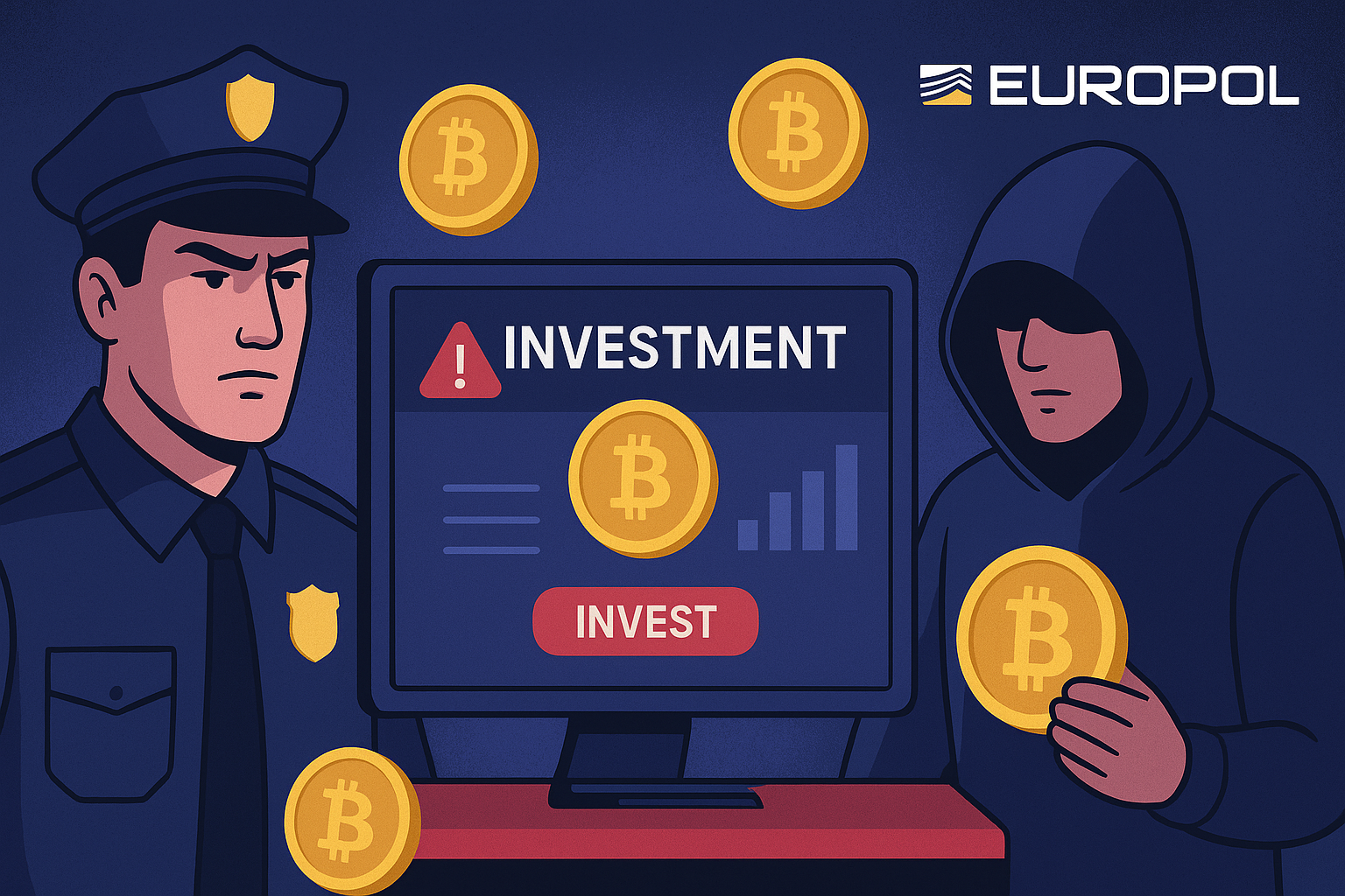Europol cracks down on Europe-wide crypto fraud network — over €700 ...
