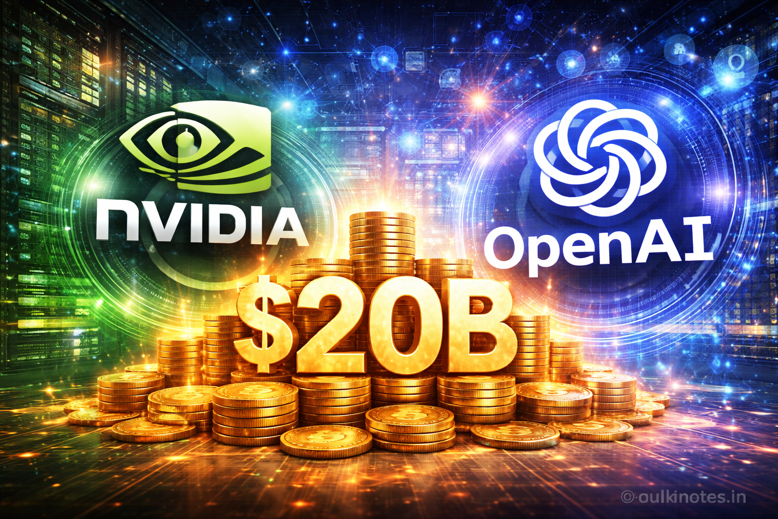 Nvidia Nears ~$20 Billion Investment in OpenAI Funding Round, Report ...